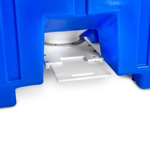 8045 Open Top Bottom Discharge Hopper 45° Slope