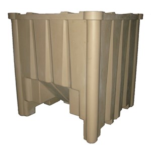 8097 Bottom Discharge Double Wall Hopper 45° Slope