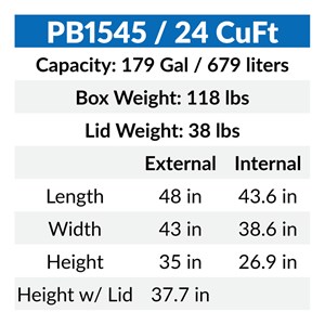 PB1545 Insulated Fish Box