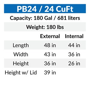 PB24 Medium Insulated Chest